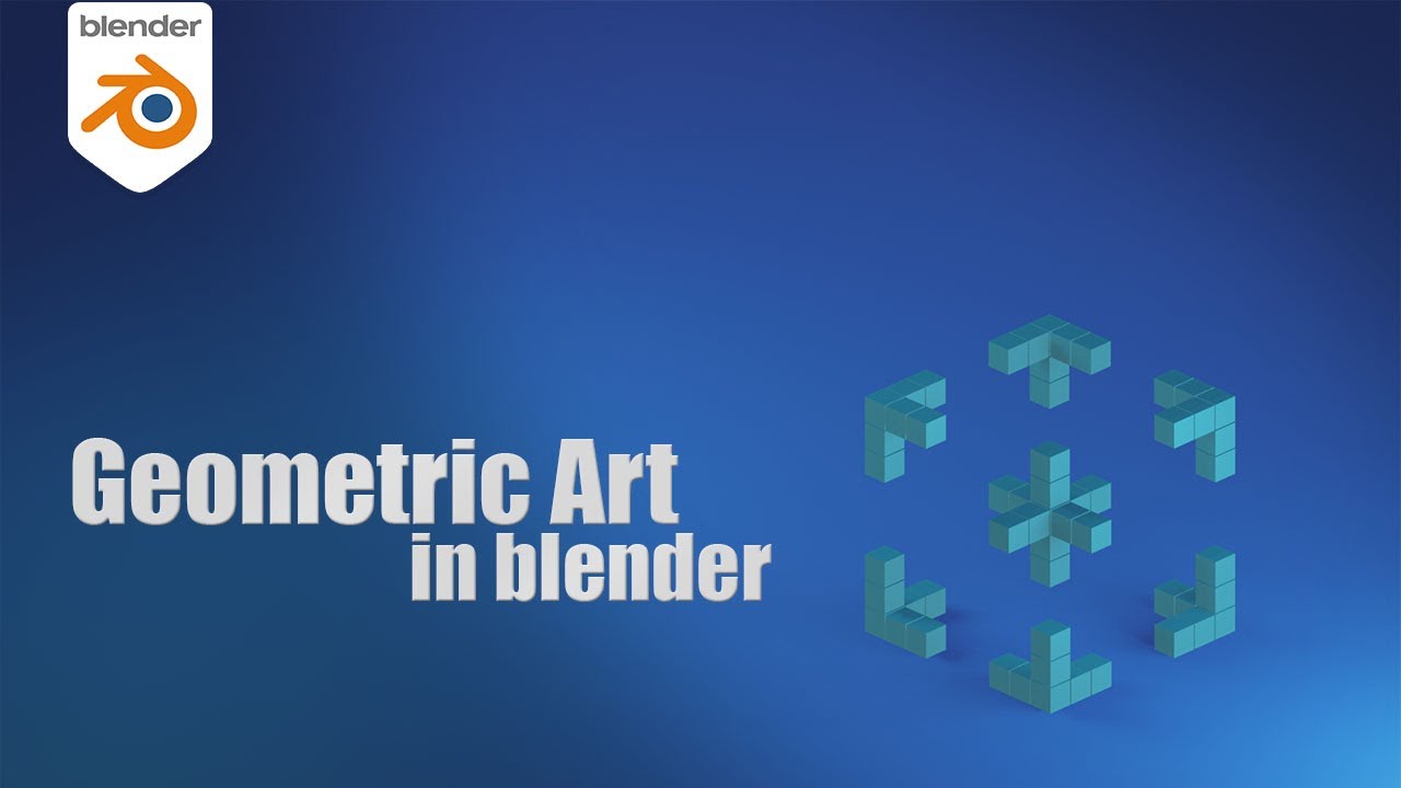 geometric art in blender 2.9 || MHM 3D - YouTube