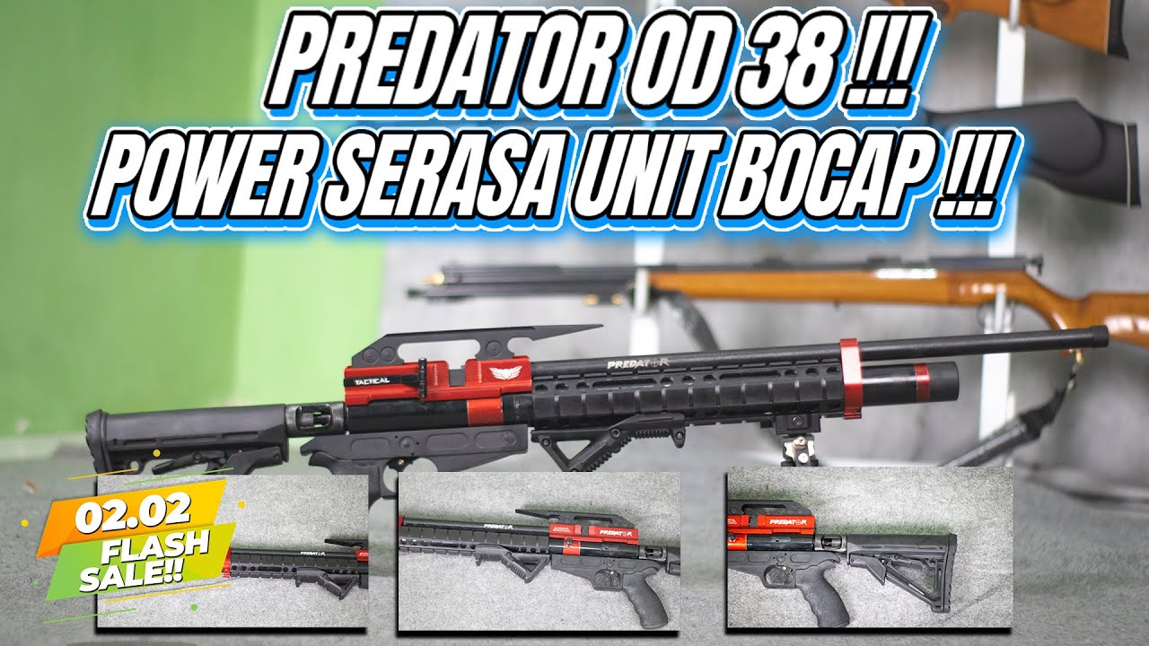 TAK TERKALAHKAN!!!! UNIT PCP INI SERASA BOCAP || SENAPAN ANGIN PREDATOR ...