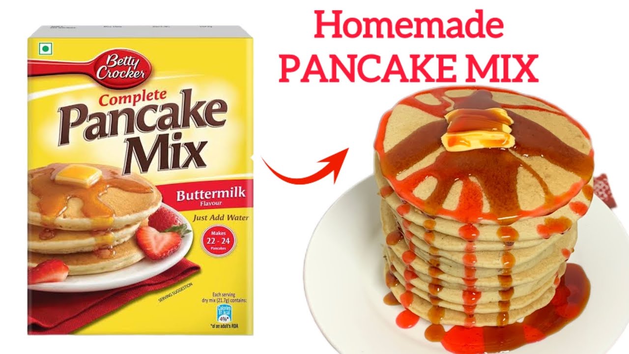 How To Make PanCake Mix At Home. | Save Time & Just Add Water. - YouTube