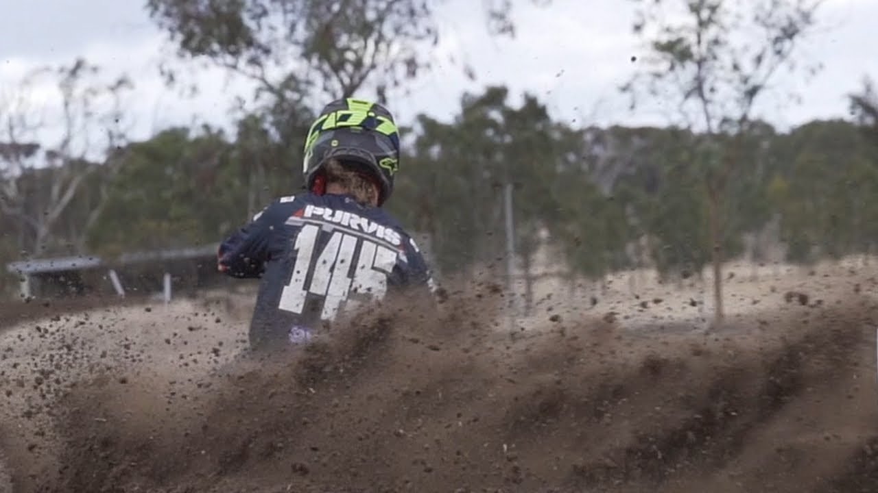 Maximus Purvis at the Victorian MX Champs Horsham 2021 Round One - YouTube