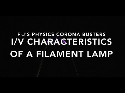 The Current/Voltage Characteristics of a Filament Lamp - F-J's Physics ...
