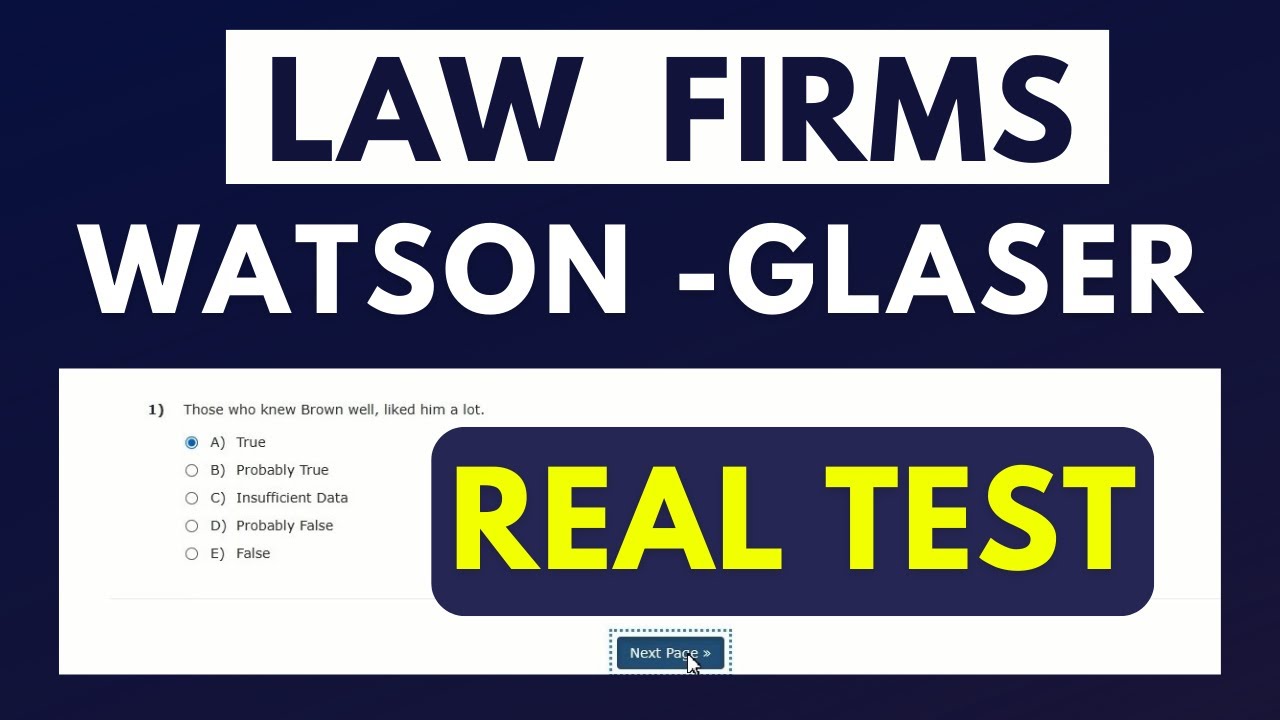 Law Firms Watson Glaser Test Answers Critical Thinking Appraisal Test law-firms-watson-glaser-test-answers-critical-thinking-appraisal-test