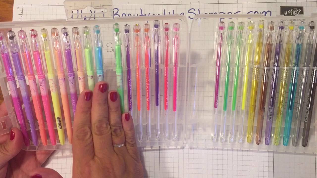 Gel Pen Review - Planner Pens - YouTube