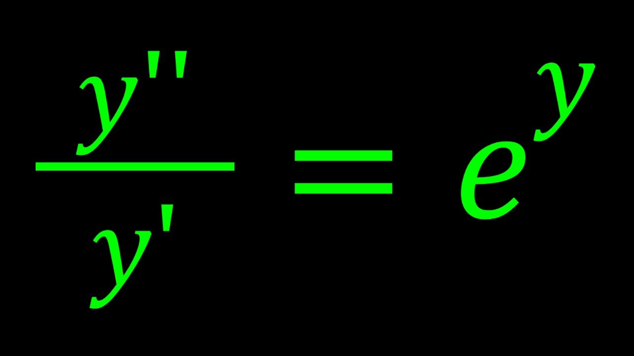 A Challenging Differential Equation | Can You Solve? - YouTube