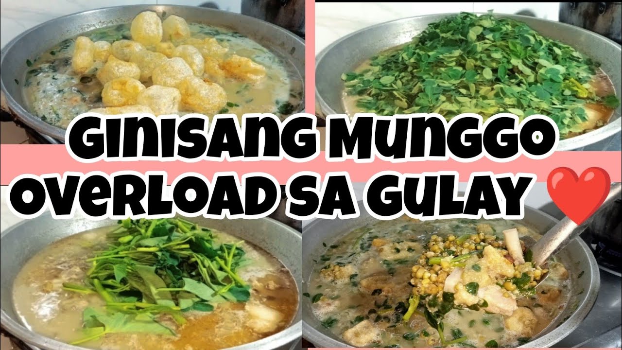 Ginisang Munggo with gulày overload/ Pinoy ulam - YouTube