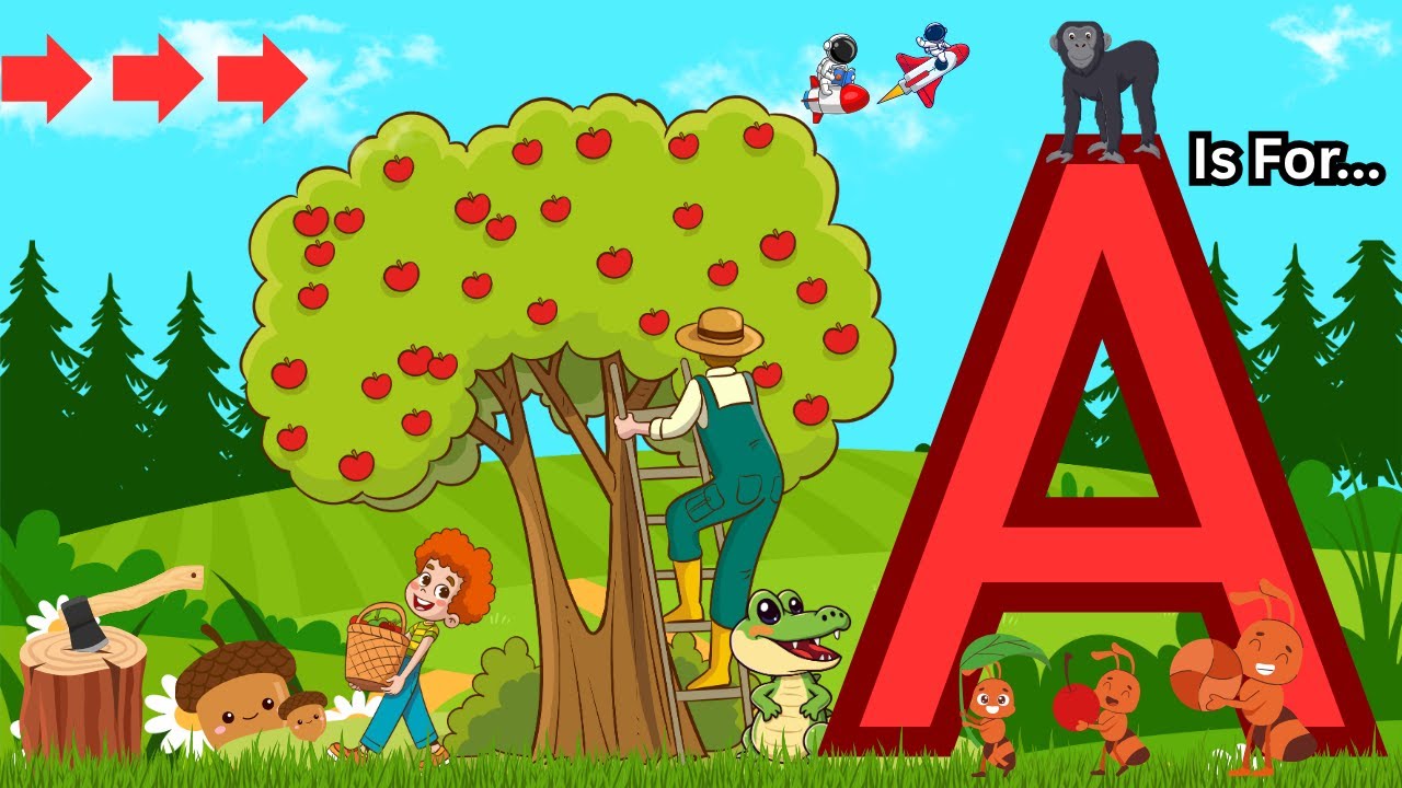 Learn Letter A | How To Introduce Letter A For Kindergarten | Alphabet ...