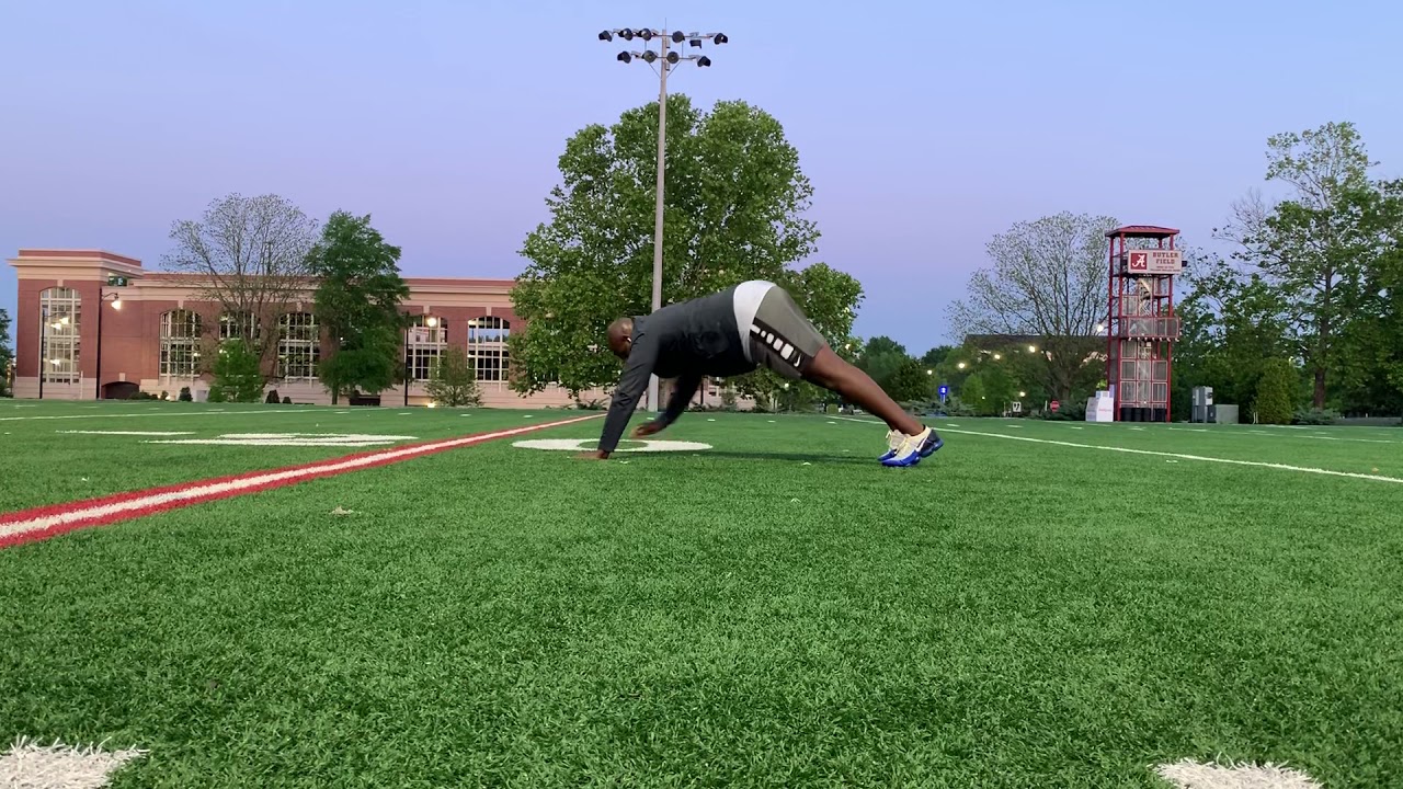 Push Up w/ Alternate Toe Tap - YouTube