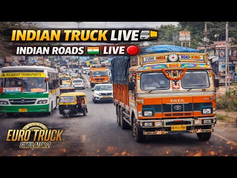 ETS2 INDIAN TRUCK LIVE! 🚛 TATA Driving on Indian Roads | Mango Gaming