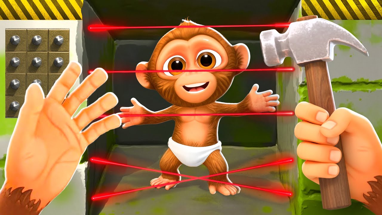 Building A SECRET Base! - I Am Monkey VR - YouTube