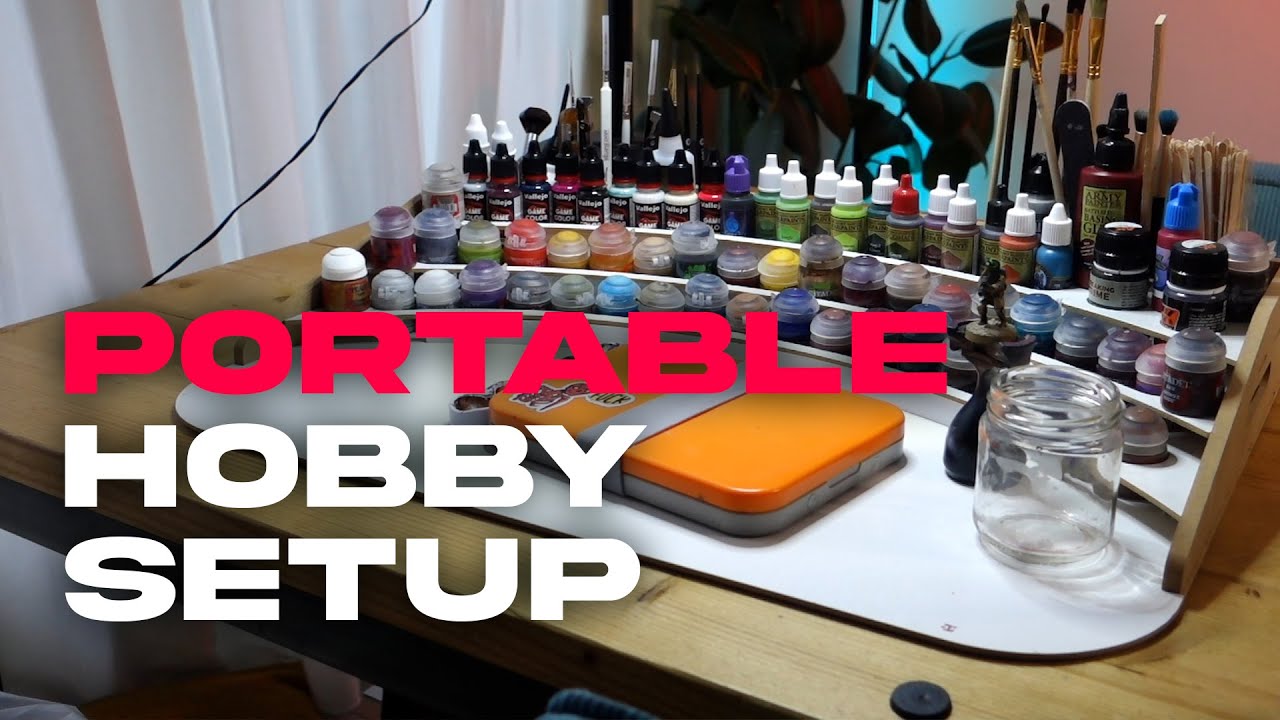 My miniature hobby setup - YouTube