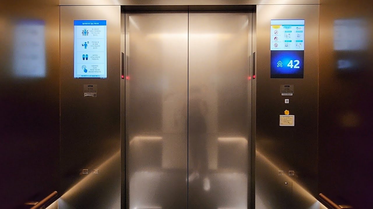 42층 부분교체, E411에 ACD??ㅣ서울 강남구 강남파이낸스센터 고층구간 오티스 엘리베이터ㅣEp. 4ㅣ한 엘 - YouTube