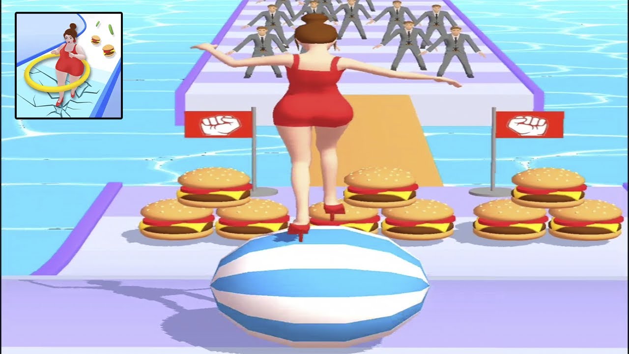 Fat Race Game 🍔🥦🥦 All Levels Gameplay Android,Ios - YouTube
