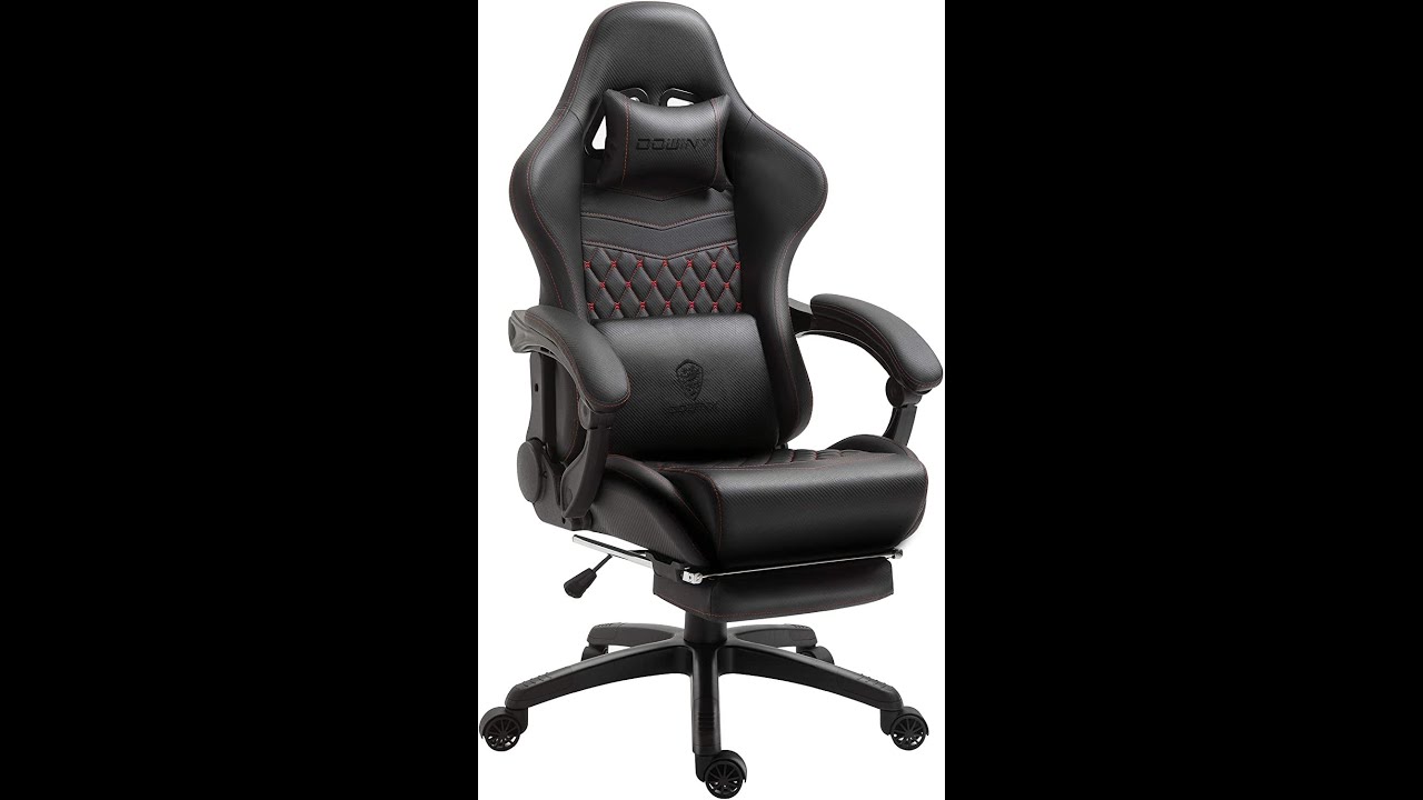 Unwrapping and putting together a Downix gaming chair with asmr sounds ...
