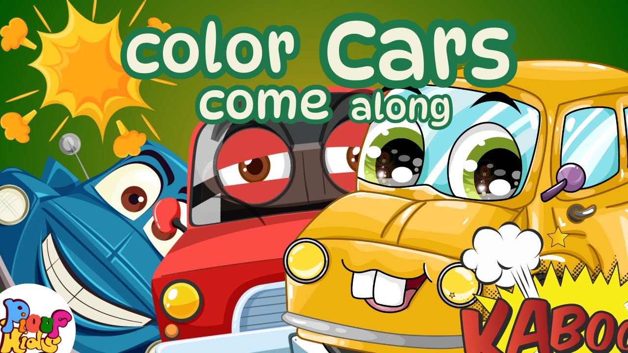 THE COLOR CARS SONG | let's Learn Colors with Fun Rhymes - Colors for ...