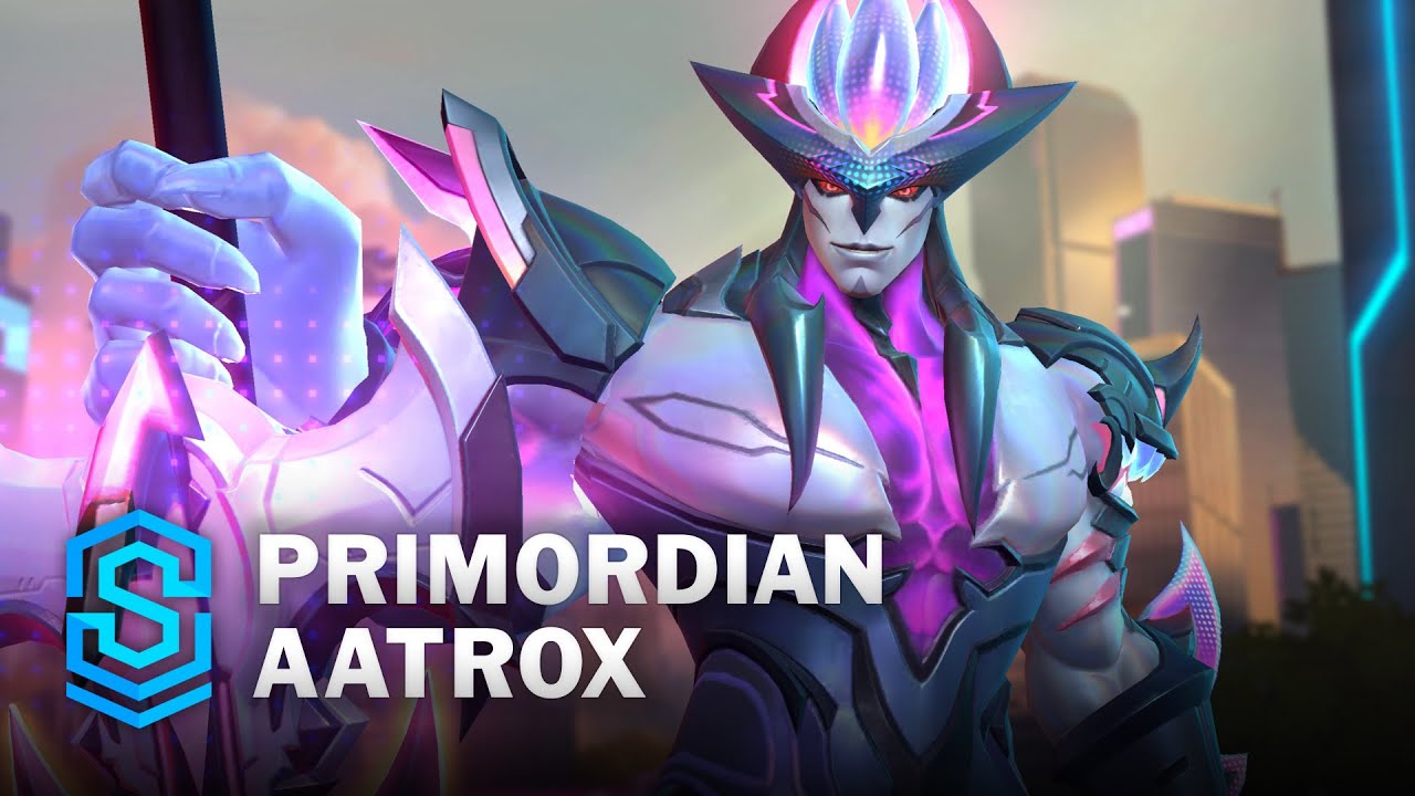 Primordian Aatrox Wild Rift Skin Spotlight - YouTube