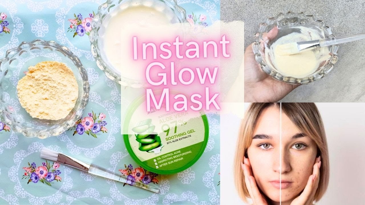 10 Minutes Glow Mask | DIY Face Mask | Glam Lit #freshskin #healthyskin ...