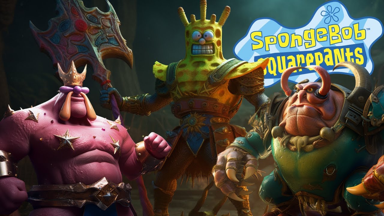 SpongeBob Epic Stile Drawn on Midjourney and Chatgpt - YouTube
