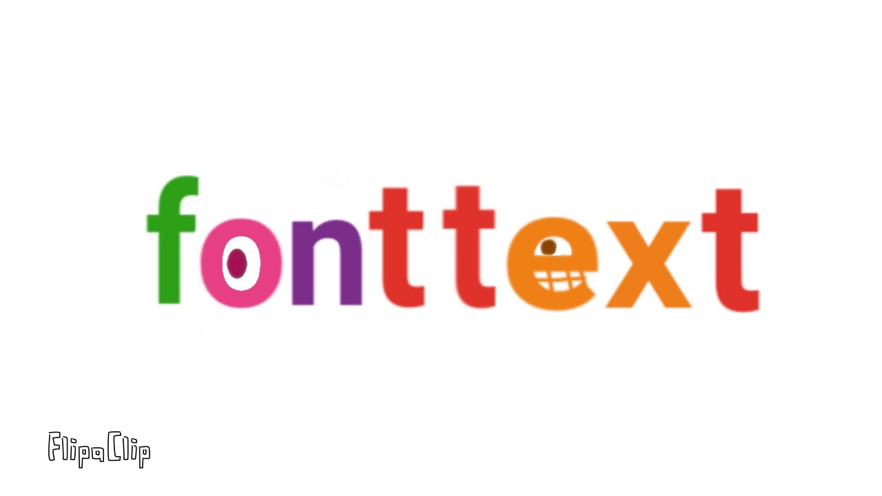 Font Text (TVOkids Style) - YouTube
