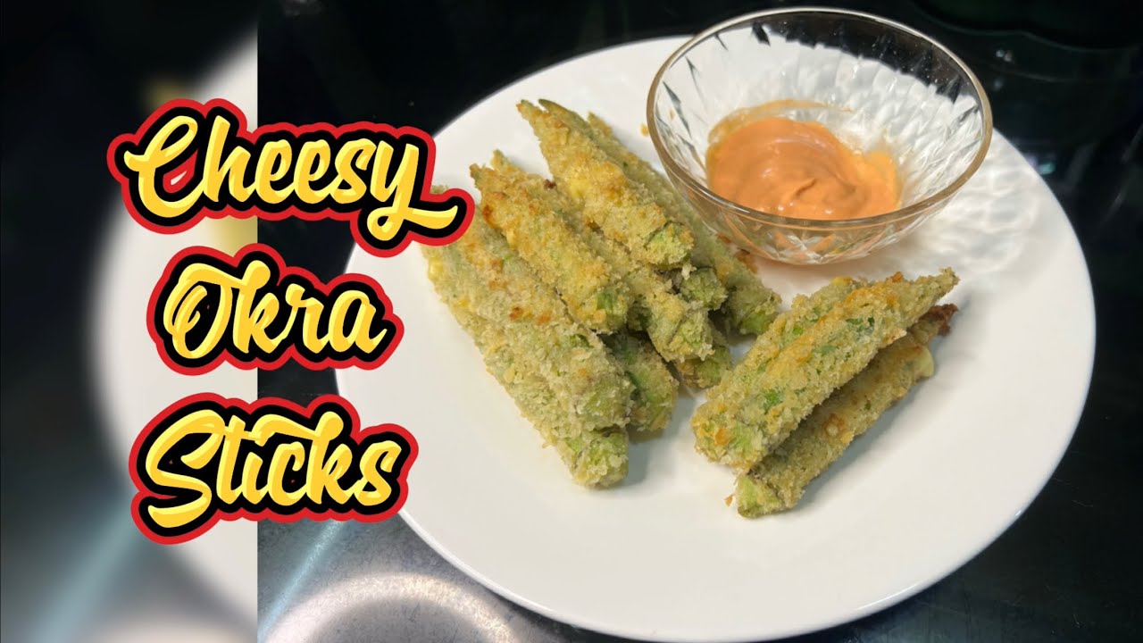Cheesy Okra Sticks | #V237 #okrarecipes #cheesyokrasticks - YouTube