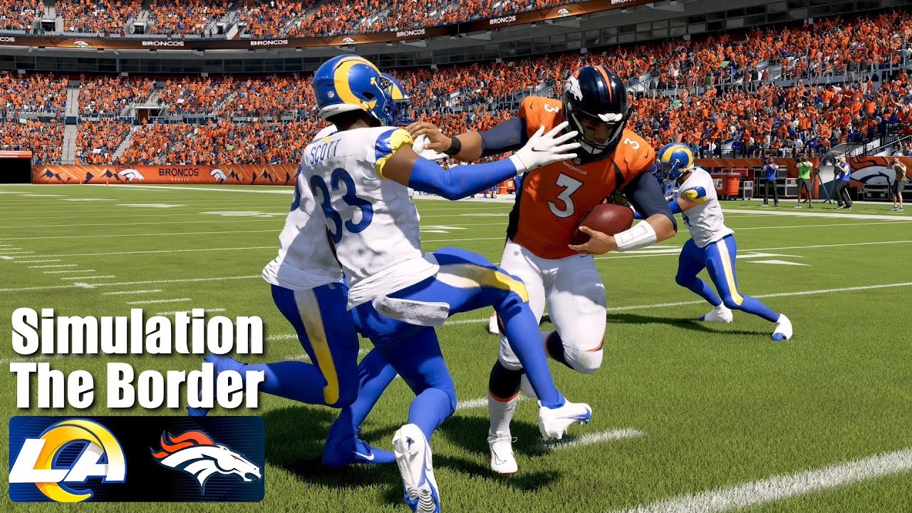 【NFL】The Border 2022-23｜Los Angels Rams vs Denver Broncos｜Madden NFL 23 ...