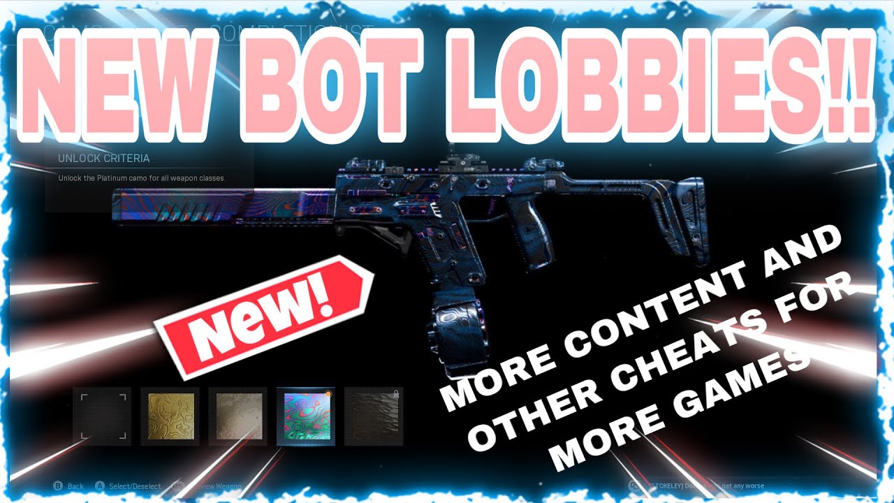 MW Modern Warfare *UPDATE* Bot lobby info/GTA/BL3/NFS HEAT/ More - YouTube