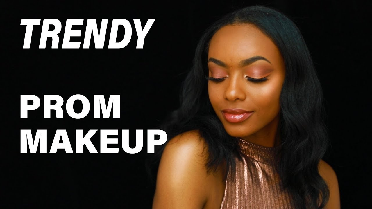 Copper Liner Prom Makeup Look w/ Ebony | tarte tutorials - YouTube