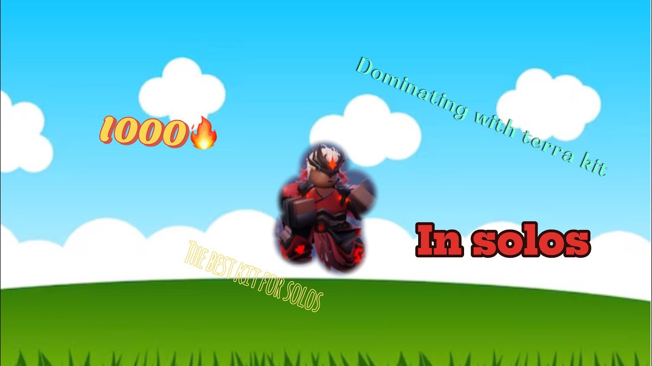 Dominating with terra kit in solos. (Roblox bed wars) - YouTube