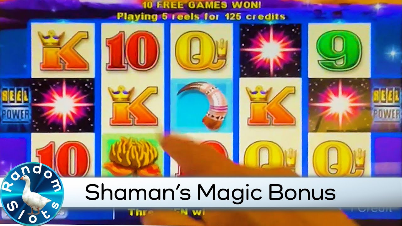Shaman's Magic Slot Machine Bonus - YouTube