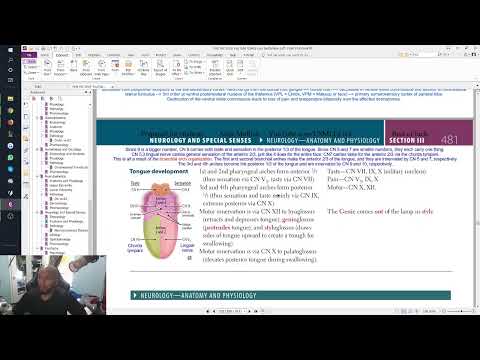 USMLE Live Stream -- First Aid 2019 -- Neurology 1 Embryology