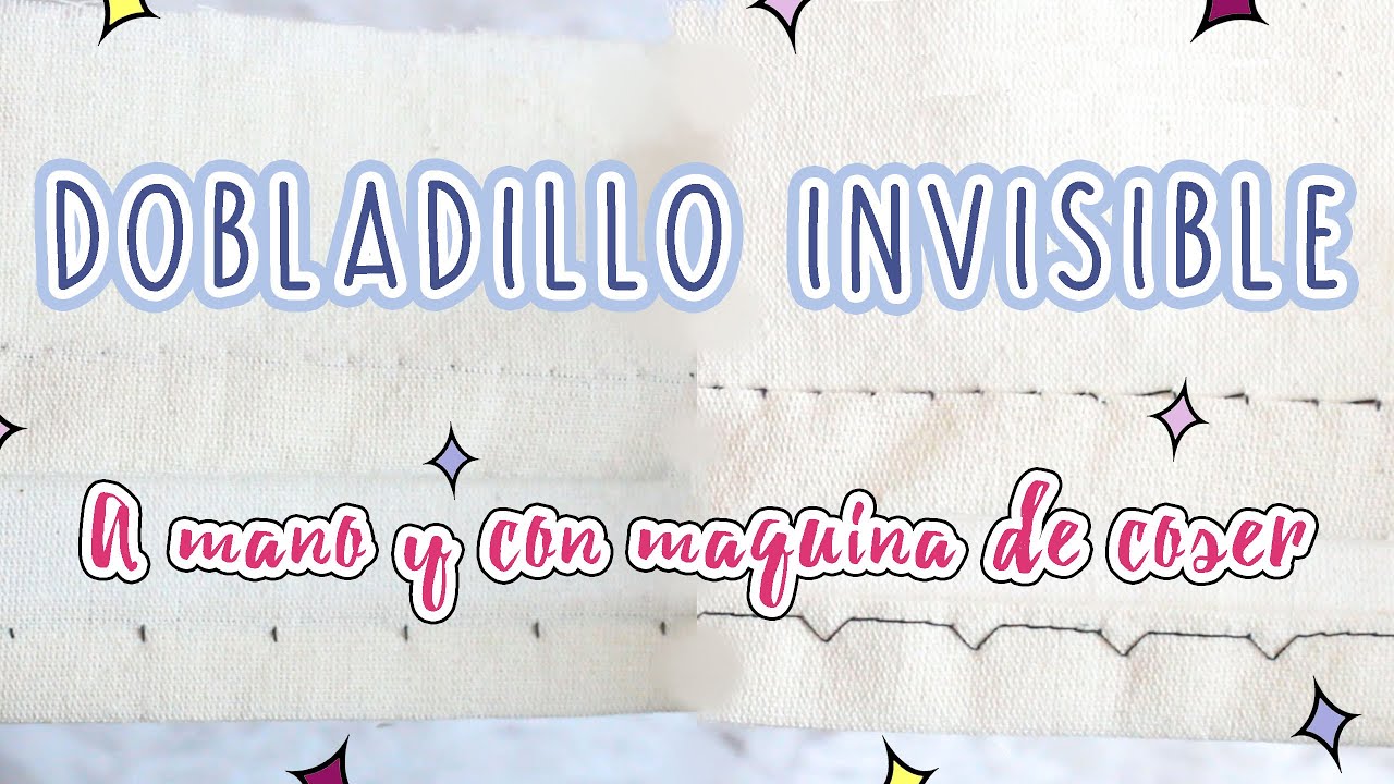 DIY | ¿CÓMO COSER DOBLADILLO INVISIBLE? - Kiosweet - YouTube