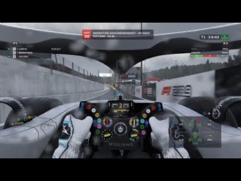 F1® 2019 Cockpit Karriere im Williams | Belgien - YouTube