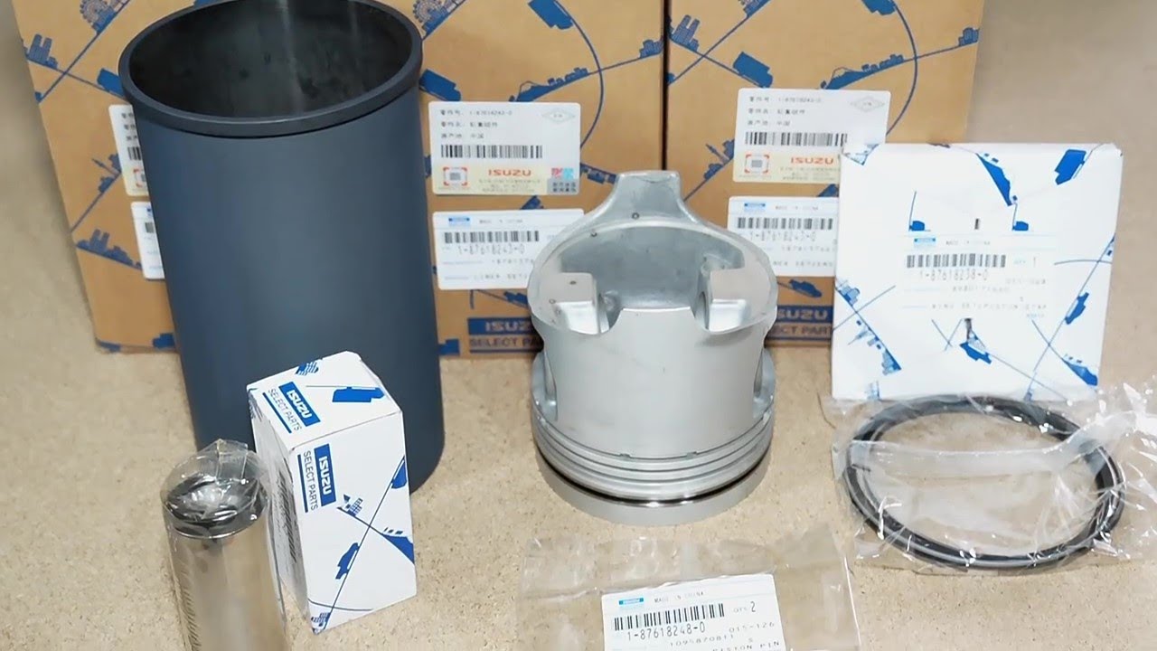 Liner Kit/Piston kit/ Rebuild Kit /Liner Set For Excavator Engine - YouTube