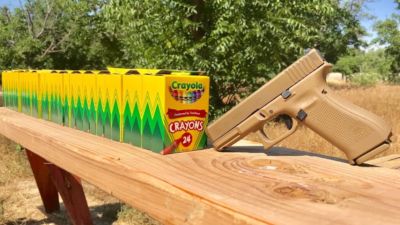 How many Crayons does it take to stop a bullet? - YouTube