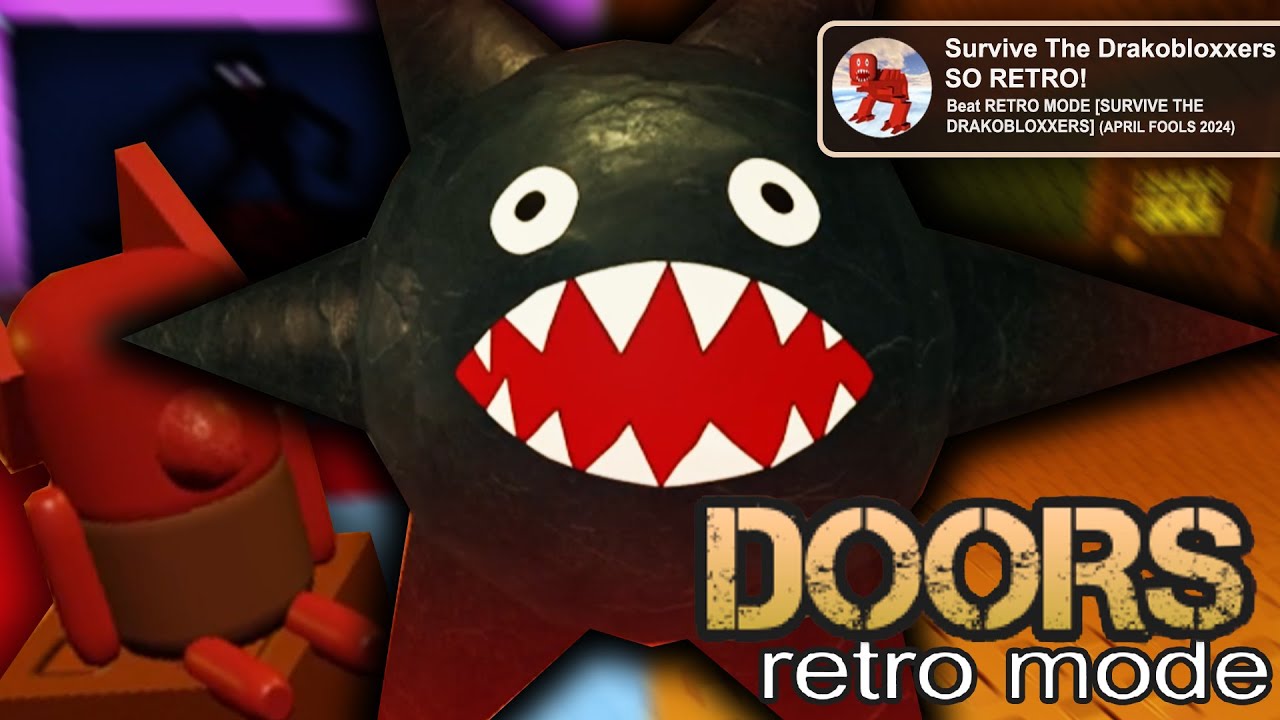 [Roblox: Doors] Retro Mode "Survive The Drakobloxxers" - YouTube