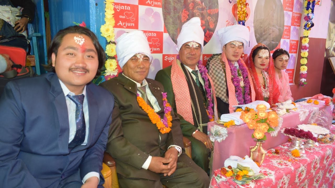 अर्जुन पुन & सुजाता रोकाको शुभबिबहामा| Arjun Pun & Sujata Roka Weding ...