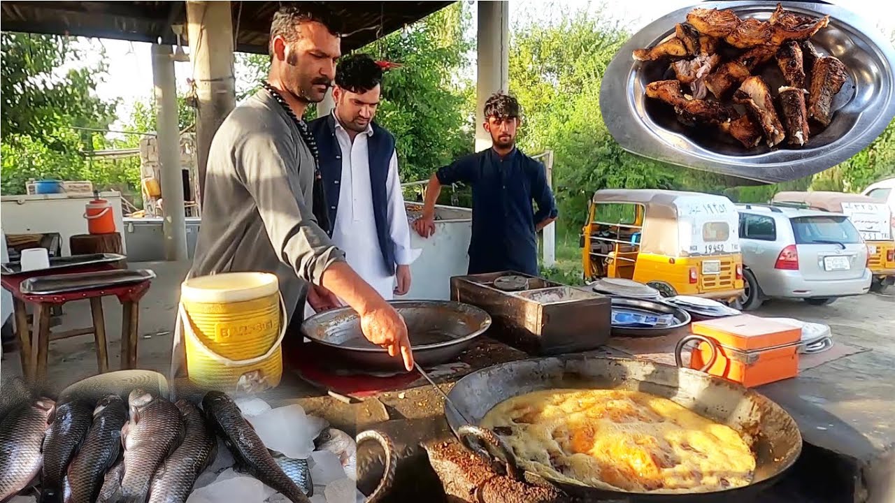 Popular fishi store | Cooking fish in Beach | traditional food in ...