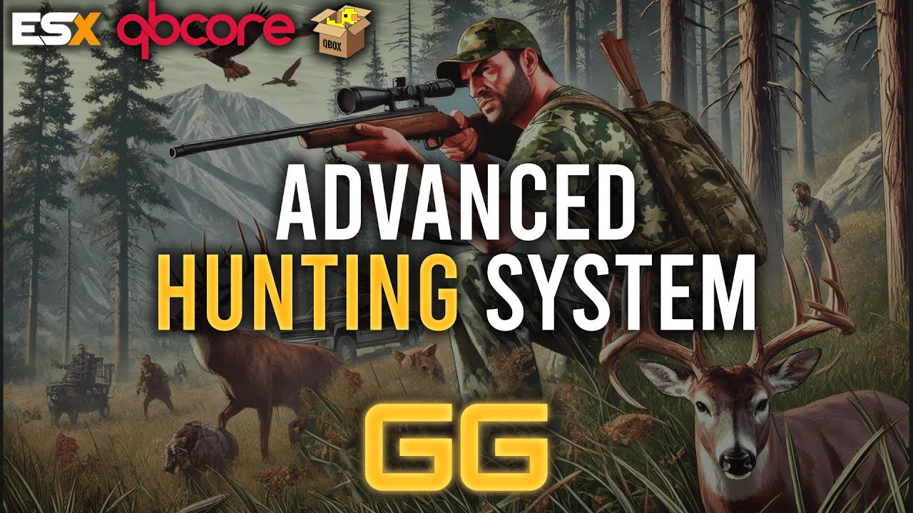 [GG] Advanced Hunting System - [QBCore] [QBOX] [ESX] FiveM Script - YouTube