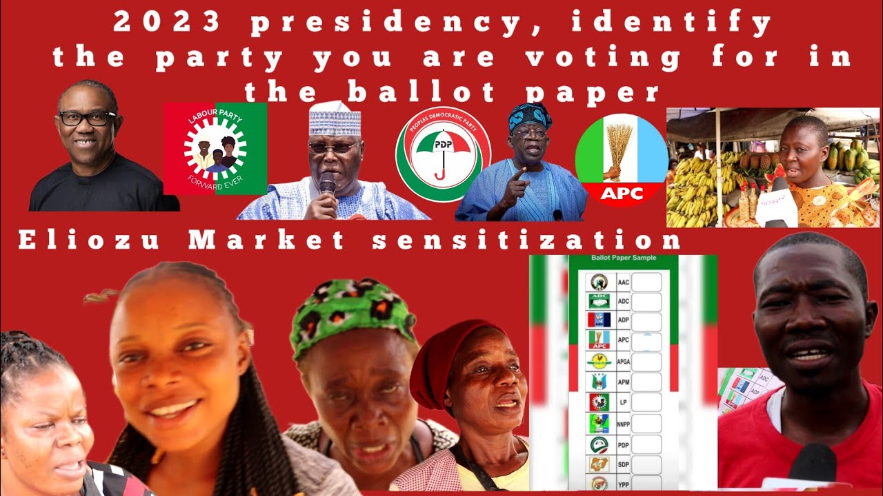 2023 presidency, identify the party you are voting for in the ballot ...