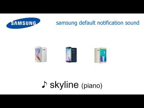 Samsung bildirim seslerini  Evrim geçirmiş.