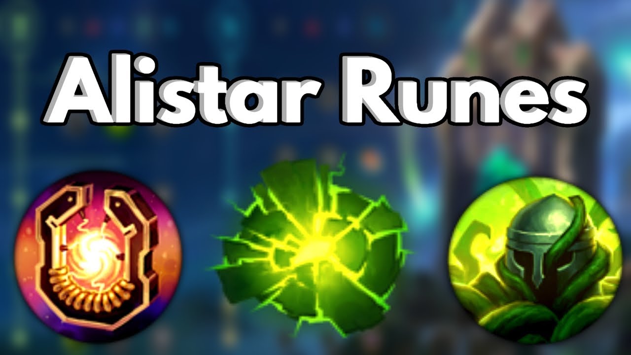 The BEST Alistar Runes Season 10 League of Legends - YouTube