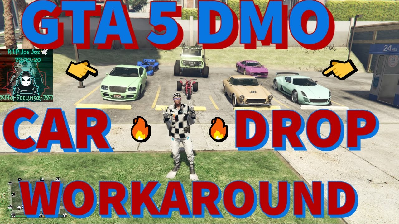 DMO CAR DROP WORKAROUND NO NETCUT EASY DMO MODDED CAR DOP GLITCH GTA 5 ...