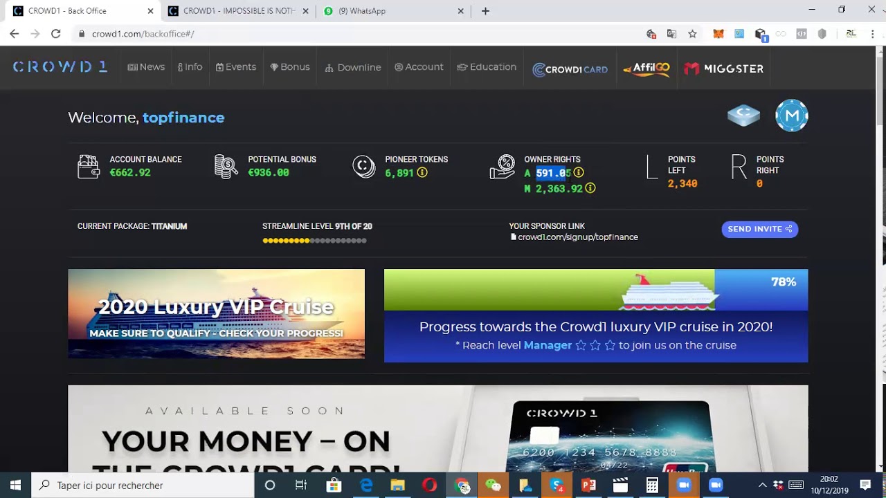 CROWD1 : ATTENTION CE N'EST PAS VRAI DE DIRE QUE LE STREAMLINE BONUS ...
