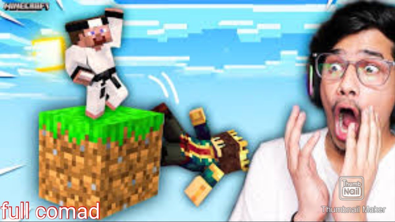 gamerfleet and jack full comedy in minecraft one block - YouTube