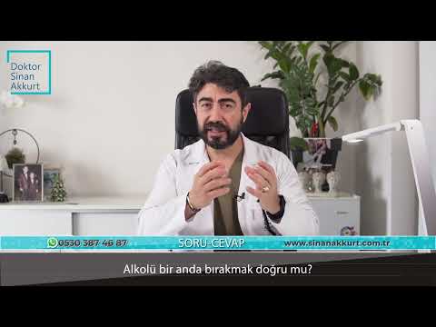 Alkolü bir anda bırakmak doğru mu?