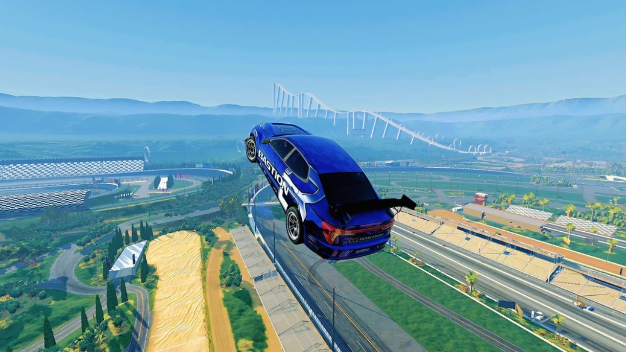 High Speed Corse Car Driving & Jump Crashes - BeamNG Drive | Creator ...