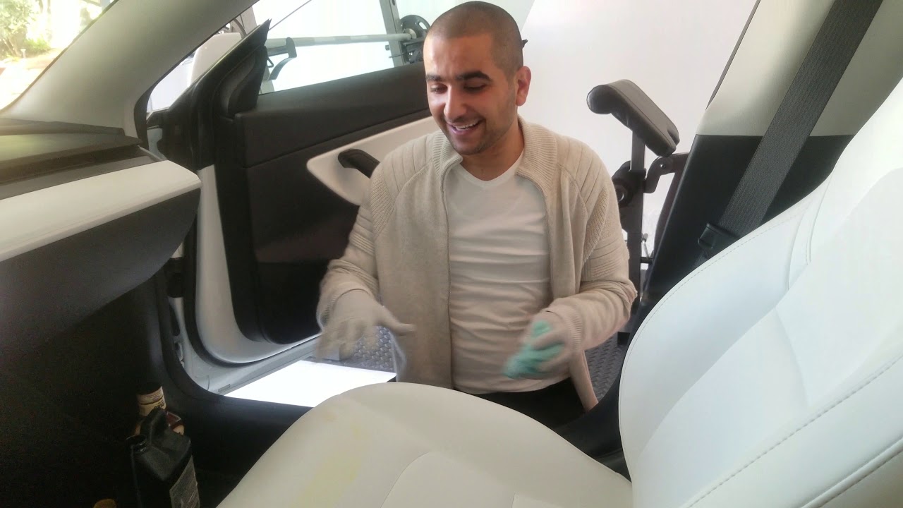 Putting Tesla's White Interior To The Test - YouTube