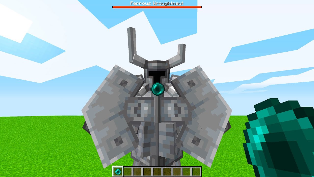 what's inside Ferrous Wroughtnaut ? | MINECRAFT - YouTube