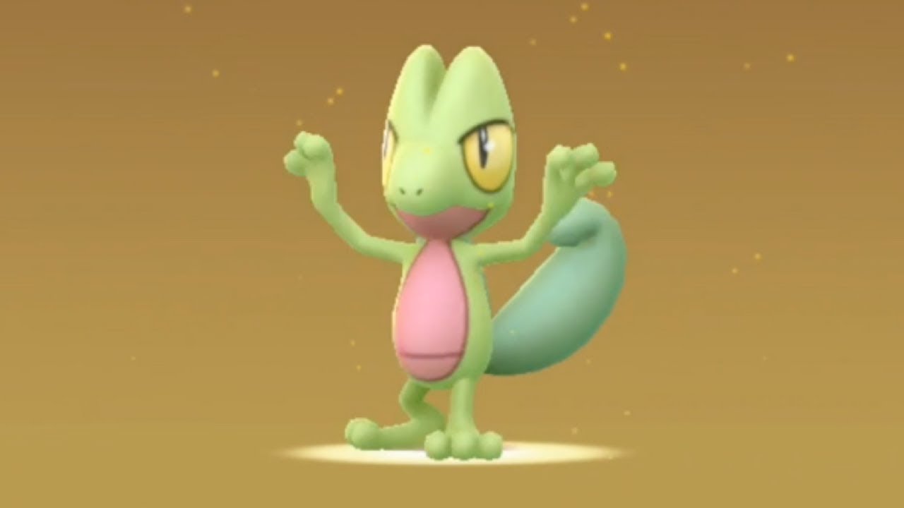 Pokemon Go Treecko 5km Egg Hatching Showcase Pokédex 252 - YouTube