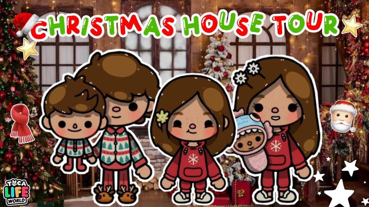 Christmas House Tour 2023🎅🏻 |with voice🔊|Toca Boca Life World - YouTube