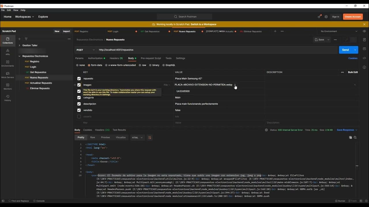 Como subir una imagen a Cloudinary con Nodejs, Express y Multer - YouTube